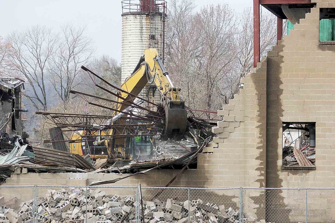Chris Fenton watches as grandfather’s factory is torn down | News ...